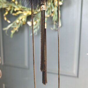 Jewelry | Anthropologie Jewelry Lulu Long Statement Necklace Black ...